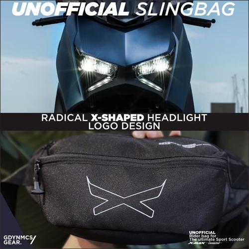 Promo X SHAPED sling bag | GDYNMCS GEAR unofficial 3.2L waistbag XMAX ...