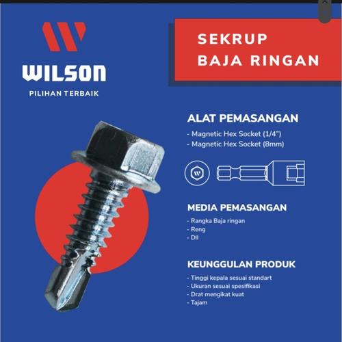 Jual sekrup baja ringan HEX/SDS 10x19H wilson 1ktk (1000pc) - Kota ...
