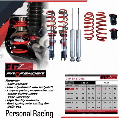 Jual PROFENDER FITZ Coilover Shockbreaker Mitsubishi Xpander Shock ...