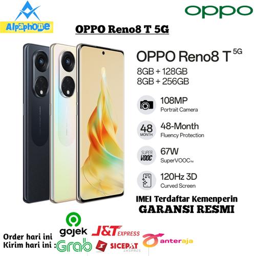 Jual Oppo Reno 8T 5G 8/256 Gb New Segel Garansi Resmi - BLACK, RAM 8/ ...