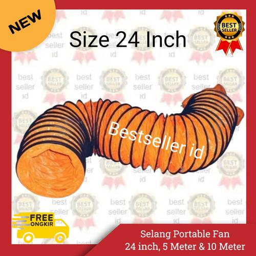 Jual Selang Portable Ventilator 24 inch / Flexible Hose Blower 24 inch ...