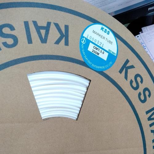 Jual Marker Tube OMT 3.0 KSS / Marker Tube Label 3,0mm Putih Roll 200 ...