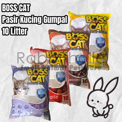 Promo Pasir kucing Boss cat litter Pasir gumpal wangi Boss cat 10L ...