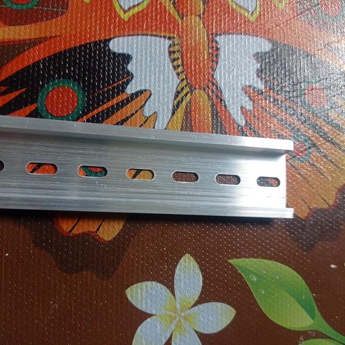 Jual Din Rail panel box MCB rel alumunium satu fungsi panjang1 meter ...