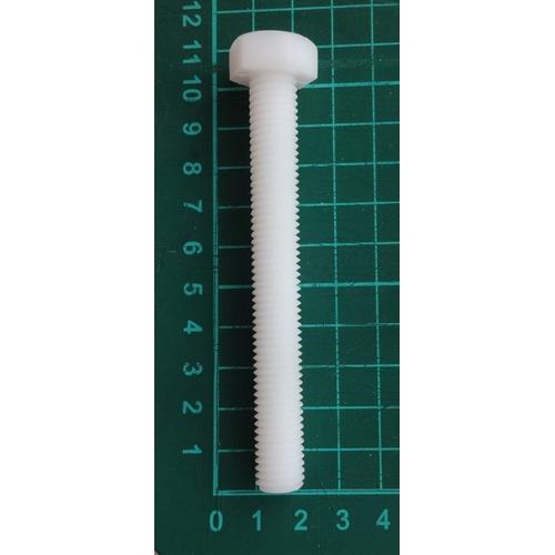 Jual skrup baut screw plastik putih nylon hexagonal M12 x 100 mm - Kab ...