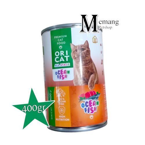 Jual Ori Cat Kaleng 400gr Ocean Fish - Makanan Kucing OriCat - Kota ...