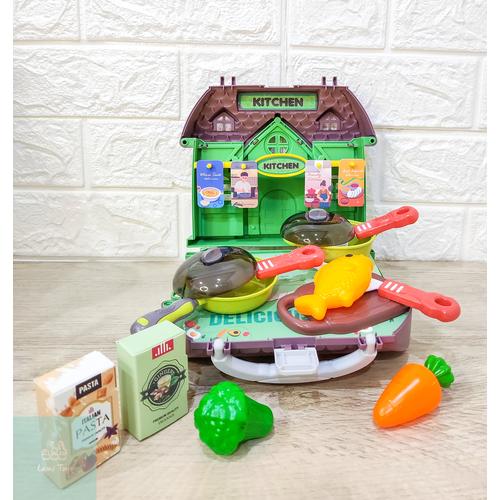 Jual Mainan Anak Kitchen Set Villa Playhouse Tas Masak Masakkan 679-106 ...