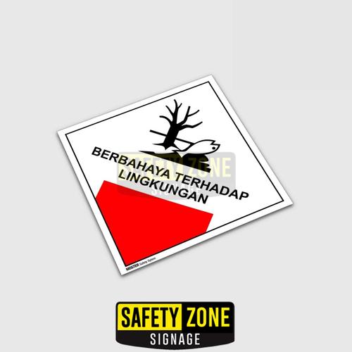 Jual STIKER SIMBOL LABEL K3 LIMBAH B3 HAZMAT BERBAHAYA TERHADAP ...