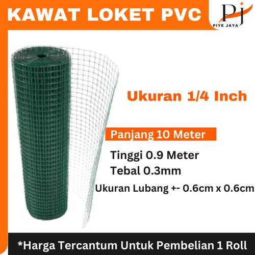 Promo Ram Jaring Mesh Kawat Loket Hijau Pagar PVC Rooster Dinding ...