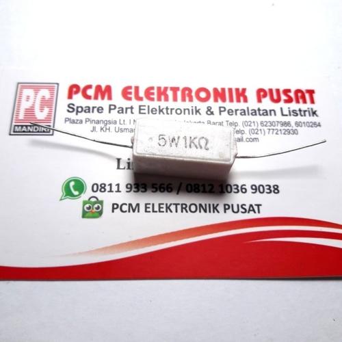 Jual Resistor 5 watt 1K2 ohm 5W 1K2 ohm - Jakarta Barat - PCM ...