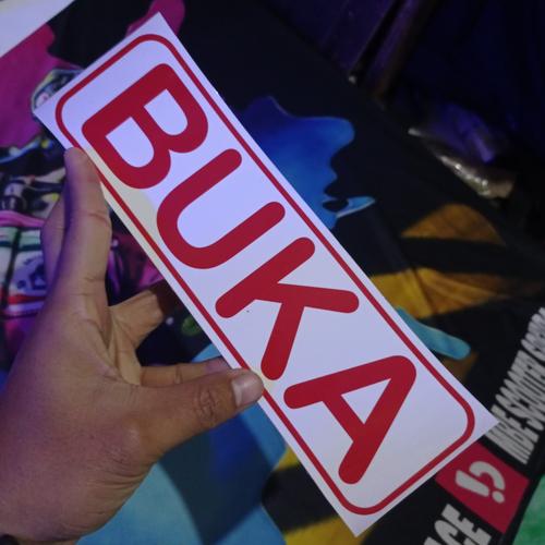 Jual STICKER stiker (BUKA) bahan lapisan GLOSSY !!!! - Kota Cimahi ...