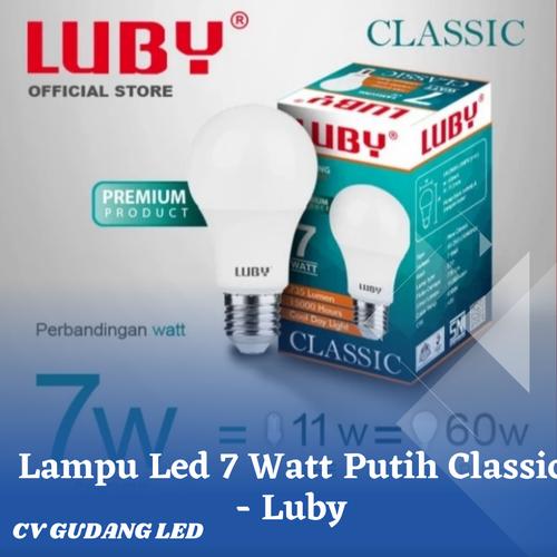 Jual Lampu Led 7 Watt Putih Classic Luby - Kab. Sleman - CV GUDANG LED ...