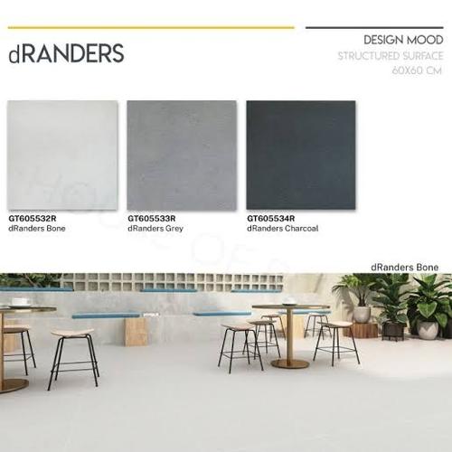 Jual Granit Roman 60x60 dRanders Bone Grey Charcoal Randers - Charcoal ...