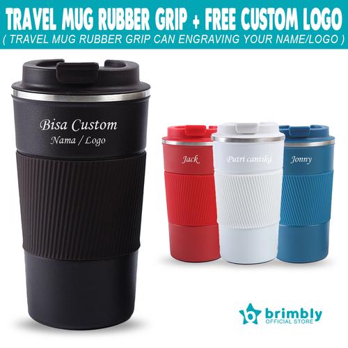 Jual travel mug coffee + FREE CUSTOM GRAFIR LOGO | Tumbler Mug gelas ...