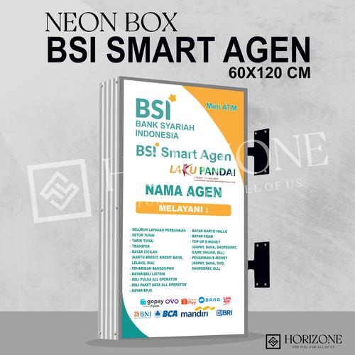 Jual NEON BOX AGEN BSI 60x120 CM AKRILIK KOTAK - Kab. Garut ...
