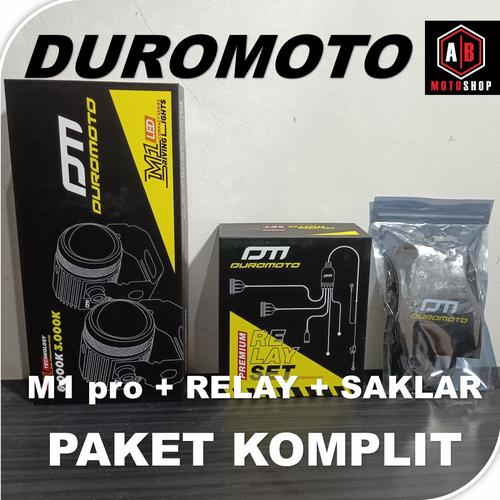 Jual Paket komplit duromoto m1 pro + relay set + saklar duromoto - Kota ...