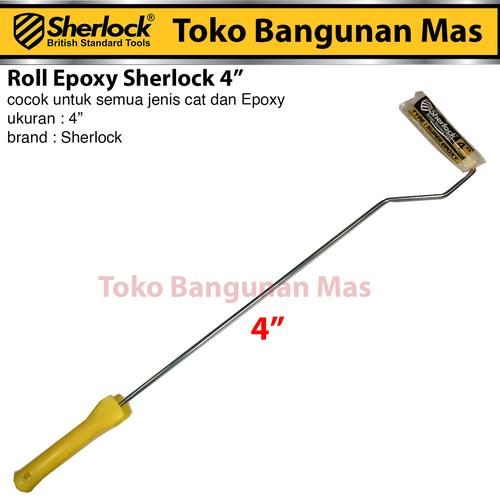 Jual KUAS ROLL Kapal Super Epoxy Sherlock Gagang Panjang /Kuas Roll 4 ...