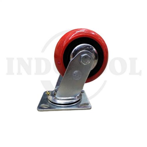 Jual RODA TROLI PUTAR 5" / PVC CASTER HEAVY DUTY 5" (100x50mm), 130kg ...