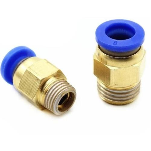 Jual Nipple pneumatic 1/4 x 8mm /Nepel pneumatic drat luar 1/4 x 8mm selang - Jakarta Barat ...