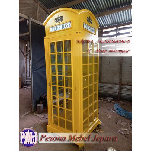 Jual Bufet Telephone London Yellow atau Box Telepon London Yellow - Kab ...