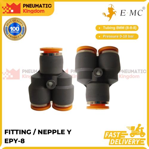 Jual FITTING Y EPY-8 DIAMETER 8MM / EMC PNEUMATIC - Jakarta Barat ...