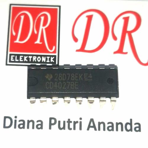 Jual IC 4027 CD4027 Integrated Circuit CMOS CD4027BE DIP - Kota Depok - DR ELEKTRONIK DEPOK ...