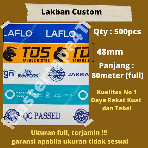 Jual Lakban Printing Lakban Custom Lakban design Lakban Cetak Merek 4T ...
