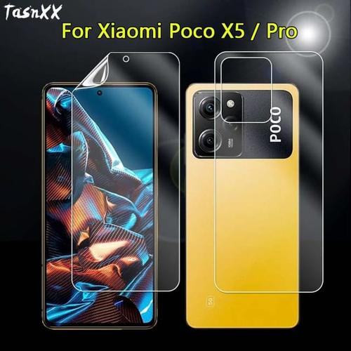Jual POCO X5 5G / X5 PRO Hydrogel Full Body Front & Back Screen ...