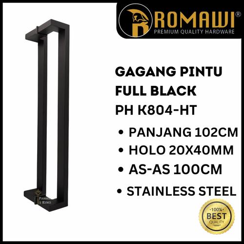Jual PULL GAGANG PEGANGAN HANDLE PINTU KACA KOTAK STAINLESS 102 CM K804 - Kab. Bogor - Pangeran ...