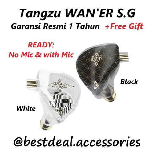 Jual Tangzu Wan Er / Waner SG 10MM PET Diaphragm Hi-Fi In Ear Earphone ...