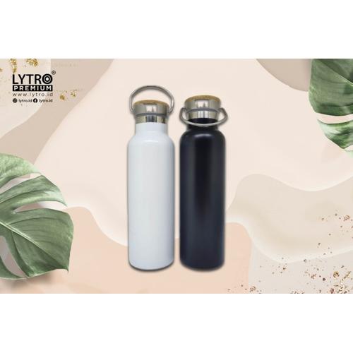 Jual Custom Grafir - Tumbler Arizona Tutup Kayu -Bambu 500ML - Logo - Nama - Putih, Grafir 1 ...