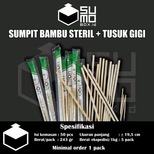 Jual Sumpit bambu sekali pakai [ECERAN]/ Sumpit kayu mie bakmi good ...