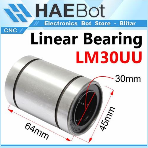 Jual [EBS] LM30UU Linear Motion Bearing Bushing 30mm CNC 3D Printer ...