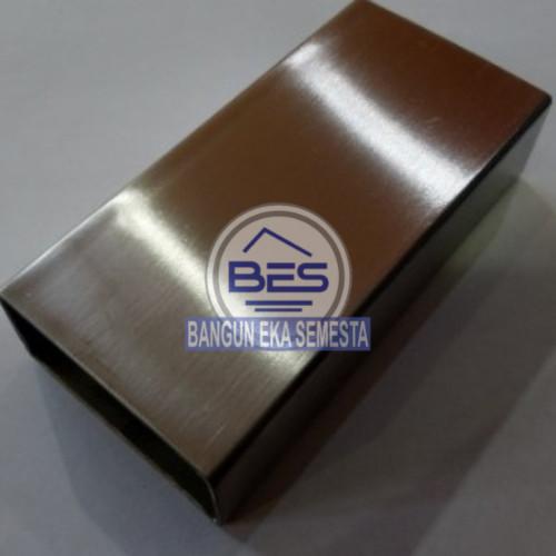 Jual Pipa Kotak SS 201 | Hollow Stainless SS 201HL 40 x 40 x 1,2mm x 6 ...