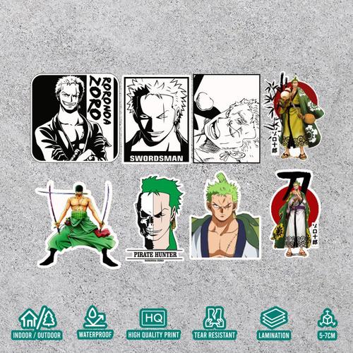 Jual Sticker Pack One Piece RORONOA ZORO Stiker Laptop - Karimake - 3 ...
