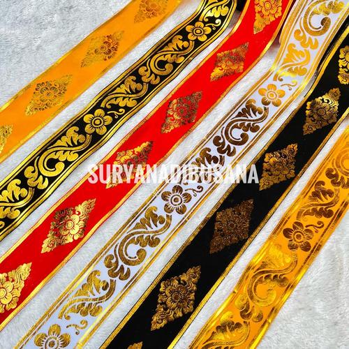 Jual Sabuk beludru kain prada bali meteran - Merah bun - Kota Denpasar ...