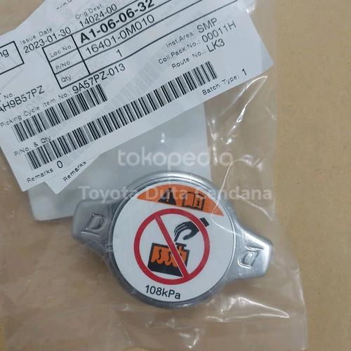 Jual TUTUP RADIATOR ,CAP RADIATOR TOYOTA INNOVA, FORTUNER , YARIS 108 ...