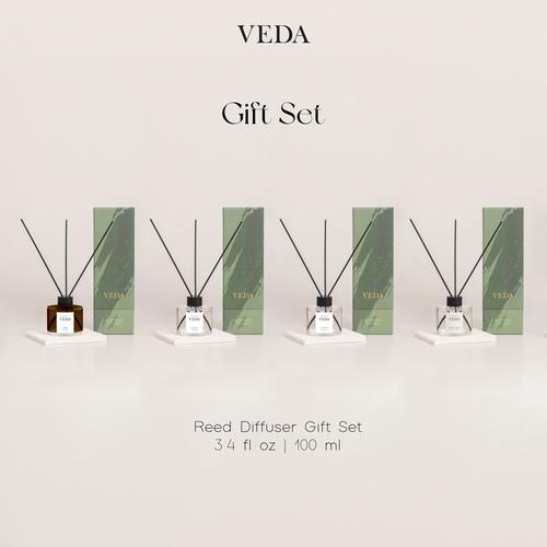 Jual VEDA Reed Diffuser 100ml Gift Box Set - Pengharum Ruangan Aroma ...