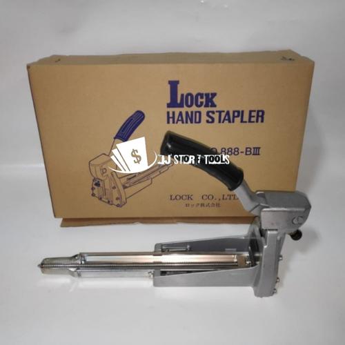 Jual Alat Staples karton kardus 19 mm original Japan lock hand stapler ...