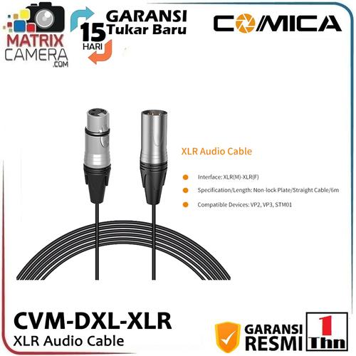 Jual COMICA CVM-DXLR-XLR 6m XLR to XLR Microphone Audio Cable Adapter - Jakarta Barat - Matrix ...