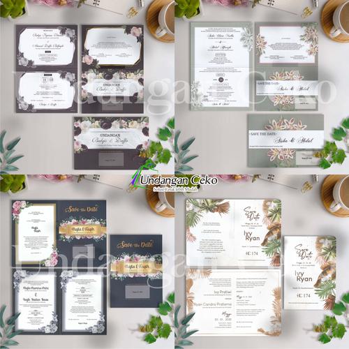 Jual Undangan Pernikahan/Tasyakuran Harga Hemat Tema Vintage Rustic ...