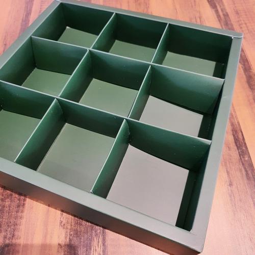 Jual box mika polos sekat 9 dus packaging pao karakter hampers idul ...