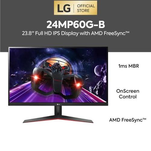 Jual Monitor LG 24MP60G-B 24 inch IPS FHD freesync - Kota Surabaya ...