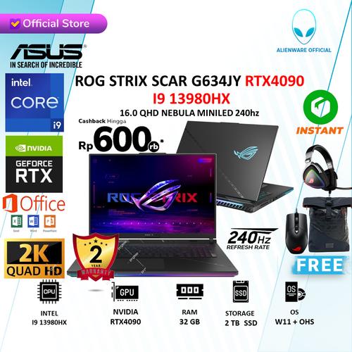 Promo ASUS ROG Strix Scar G634JY RTX4090 i9 13980HX 32GB 2TB SSD W11 ...