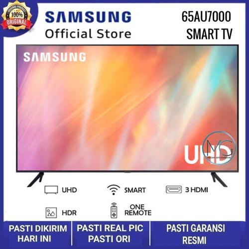 Promo Samsung Smart TV 65 Inch Crystal 4K UHD 65AU7000 / UA65AU7000 ...