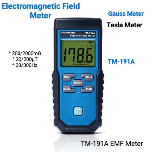 Jual Electromagnetic Field Meter Tenmars TM 191A Gauss Meter | Tesla ...