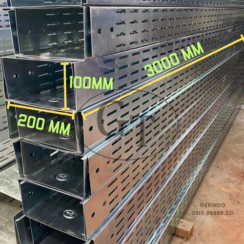 Jual Cable Tray C 200x100x3000mm SPHC 1.6mm Elektro Galvanis GT ...