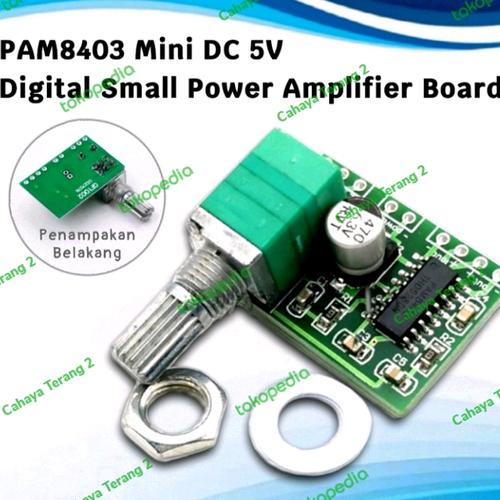 Jual Modul PAM 8403 Mini DC 5V Digital Small Power Amplifier Board ...