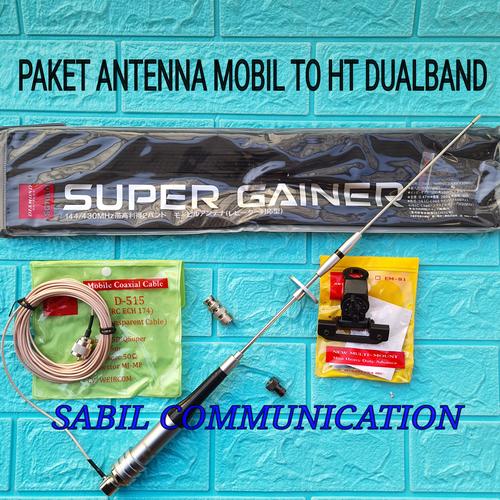 Jual PAKET ANTENA RADIO RIG MOBIL TO HT DUALBAND - ANTENA HT KENWOOD YAESU - Jakarta Utara ...