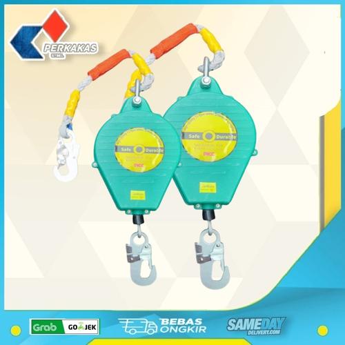Jual Alat pengaman Keselamatan Self Retractable wire rope 5M 10M 15M ...